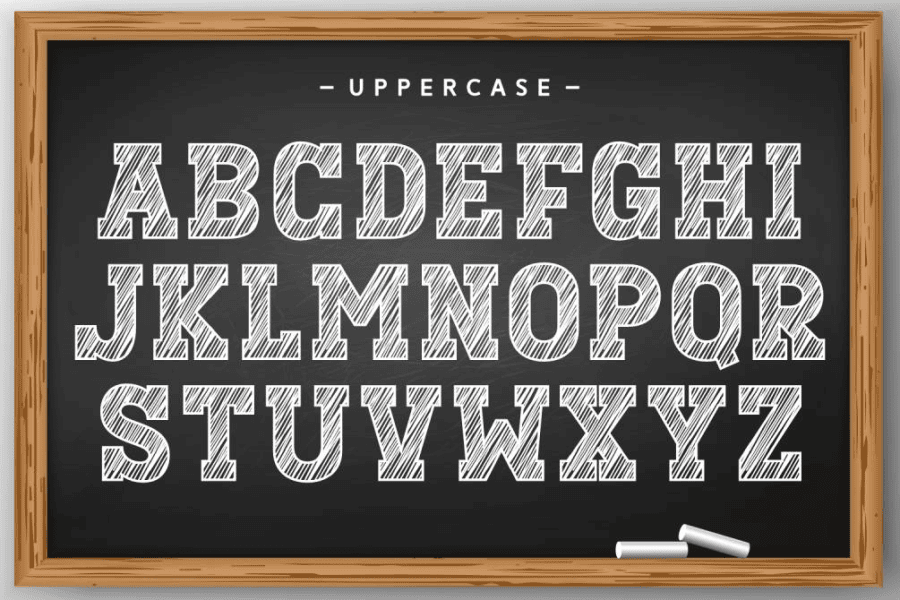 Sketch Chalk Font · 1001 Fonts