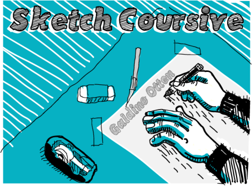 Sketch Coursive Font · 1001 Fonts