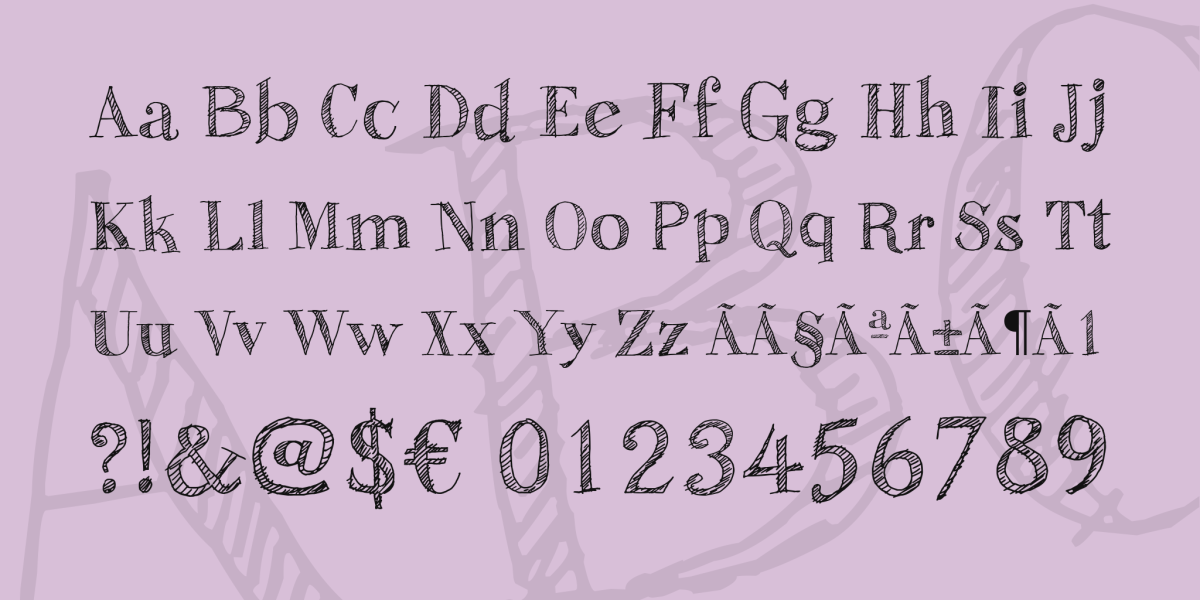Sketch Fine Serif Font · 1001 Fonts