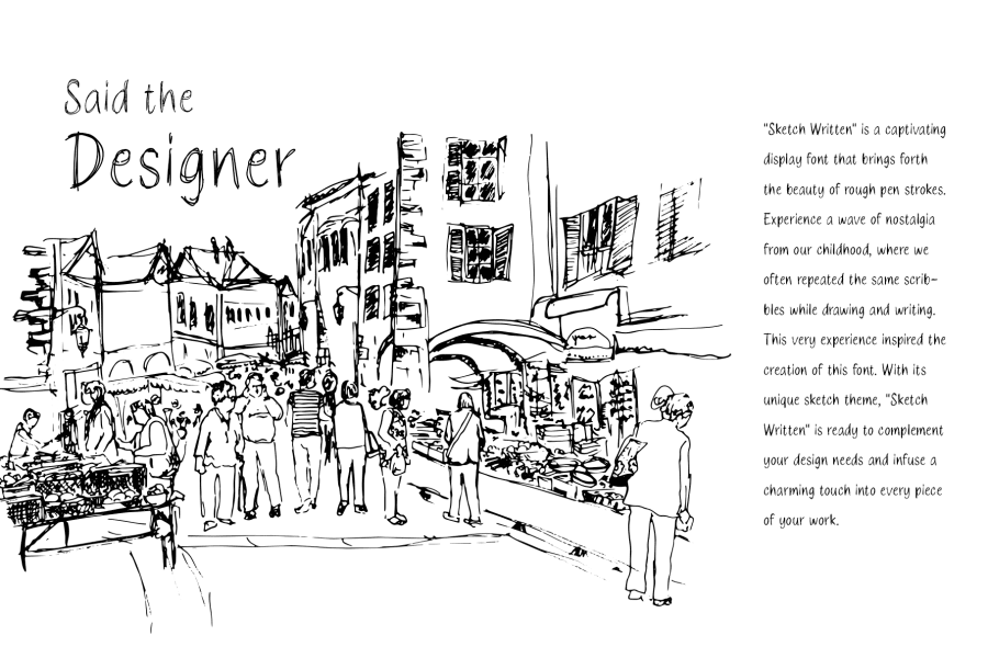 Sketch Written -demo Font · 1001 Fonts