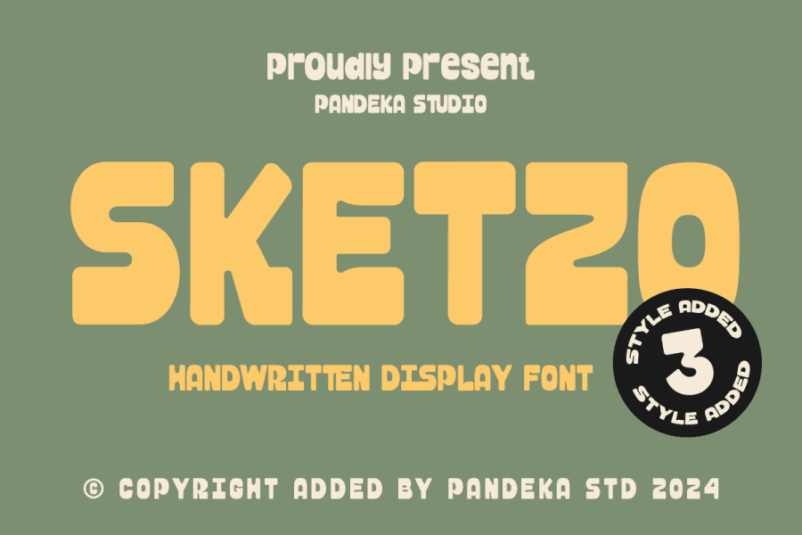 Sketzo DEMO Font · 1001 Fonts