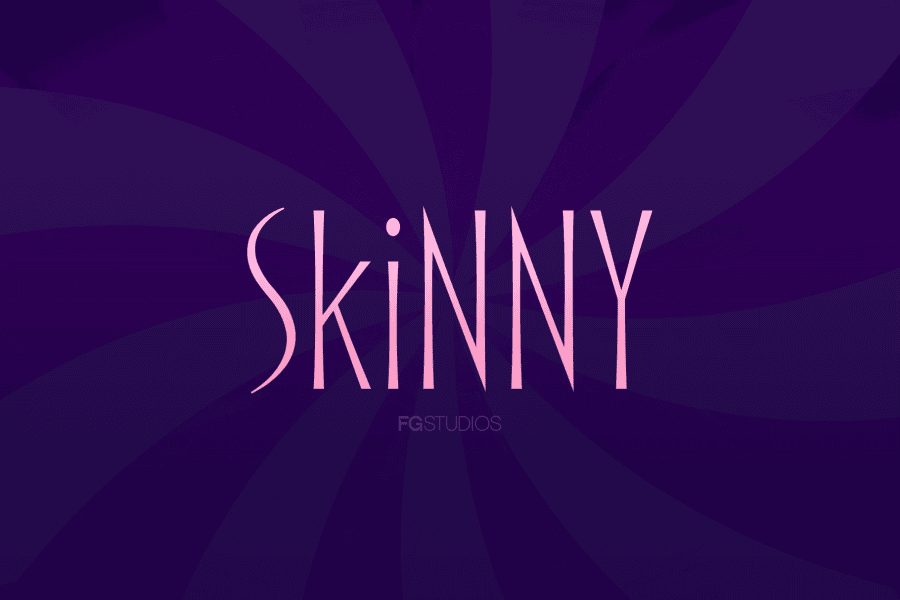 Skinny Font · 1001 Fonts