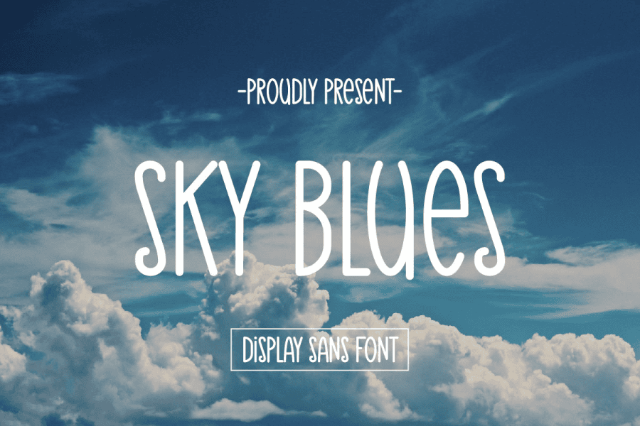 Sky Blues Font · 1001 Fonts