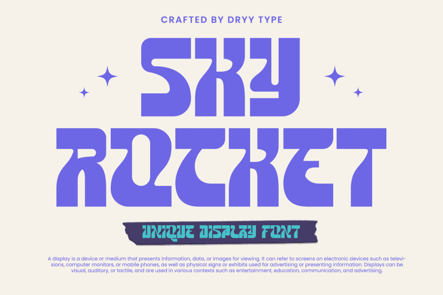 Sky Rocket Font · 1001 Fonts