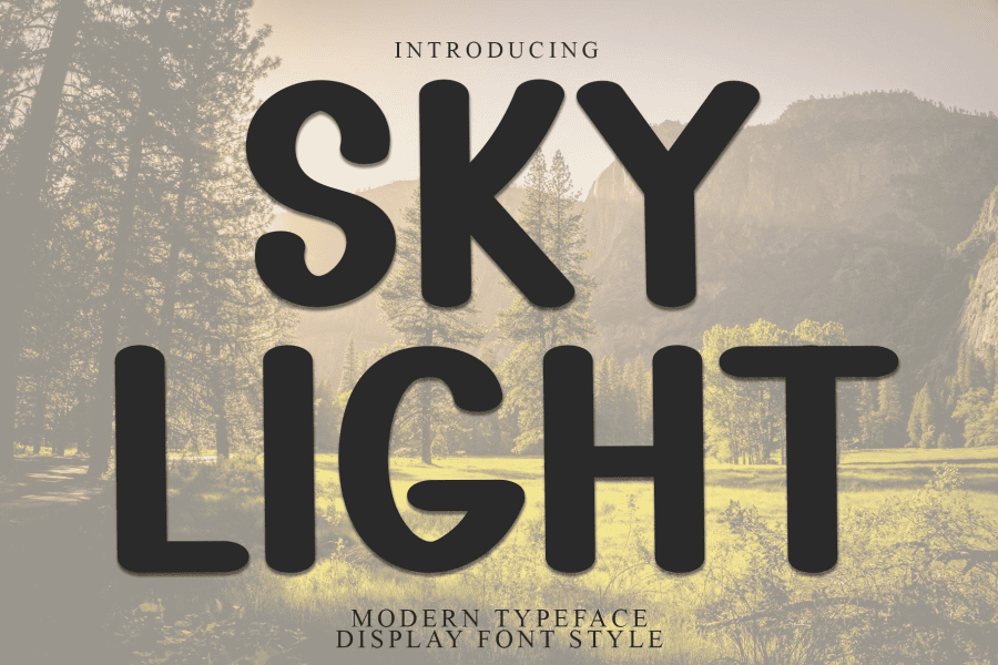 Skylight Font · 1001 Fonts