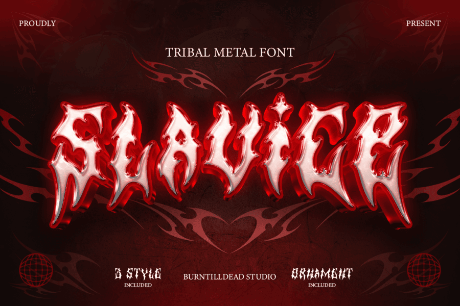 2 Free Death Metal, Gothic, Tribal Fonts · 1001 Fonts