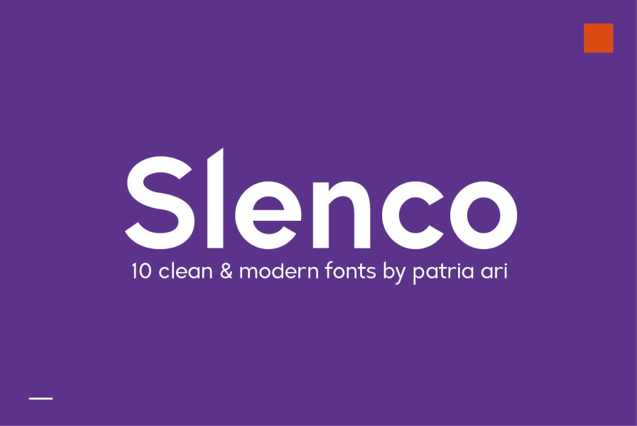 Slenco Font · 1001 Fonts