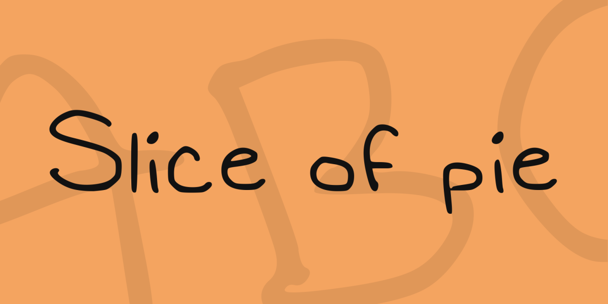 Slice of pie Font · 1001 Fonts