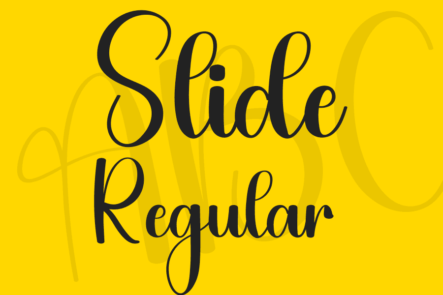 Slide Font · 1001 Fonts