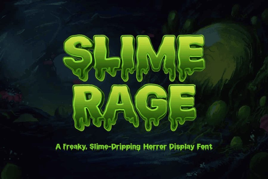 30 Free Slime Fonts · 1001 Fonts