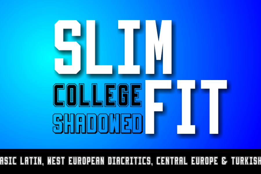 Slimfit Font Family · 1001 Fonts