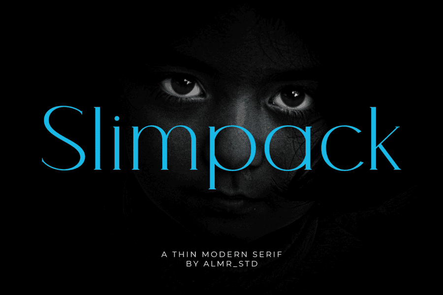 Slimpack Font · 1001 Fonts