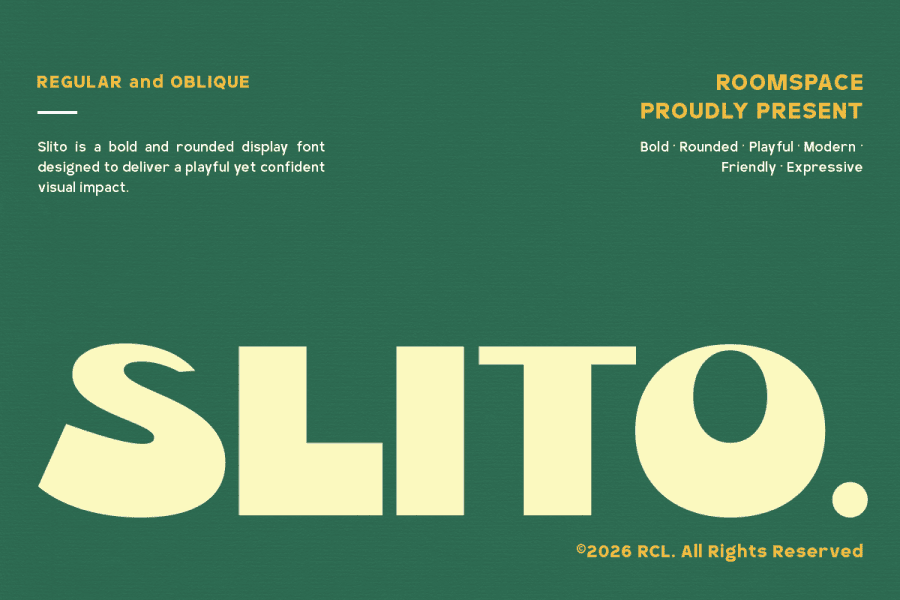 Slito Font · 1001 Fonts