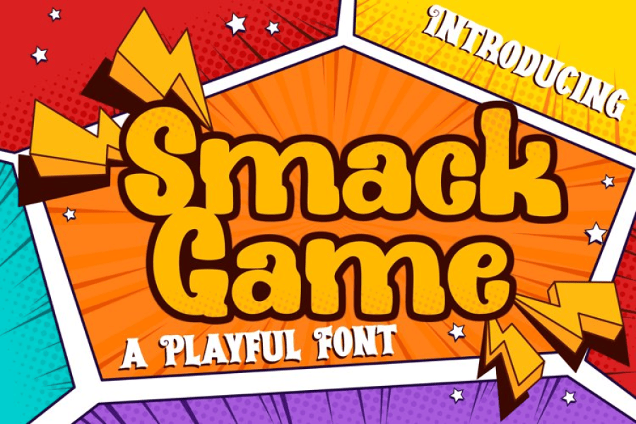 Smack Game Font · 1001 Fonts