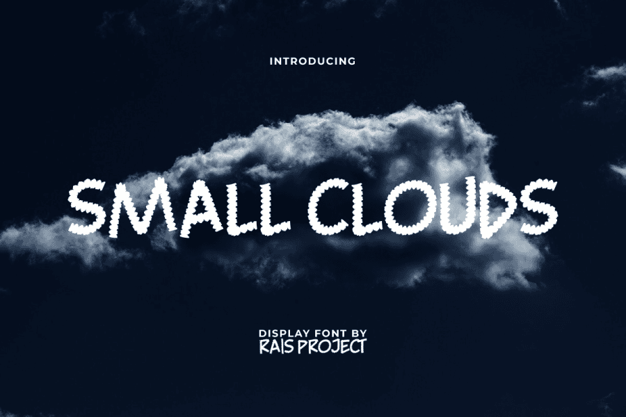 Small Clouds Demo Font · 1001 Fonts