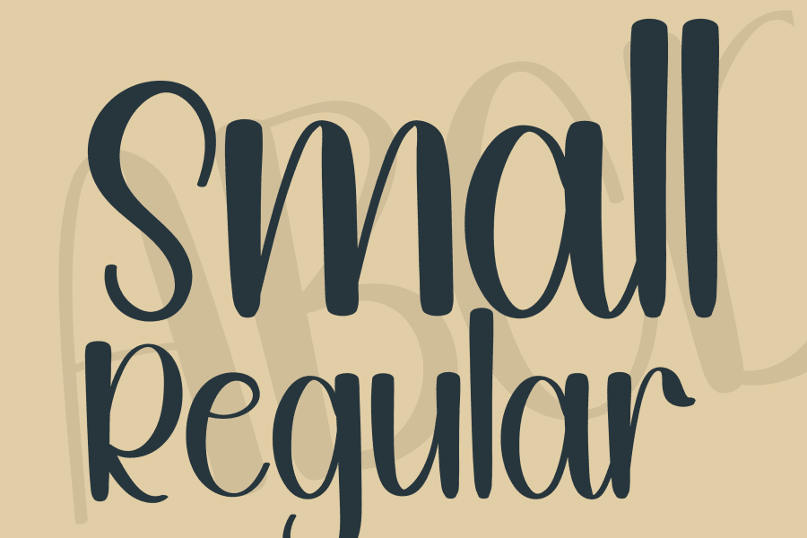 Small Font · 1001 Fonts
