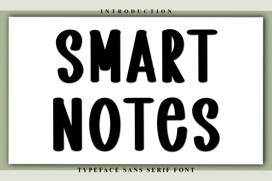 Smart Notes Font · 1001 Fonts