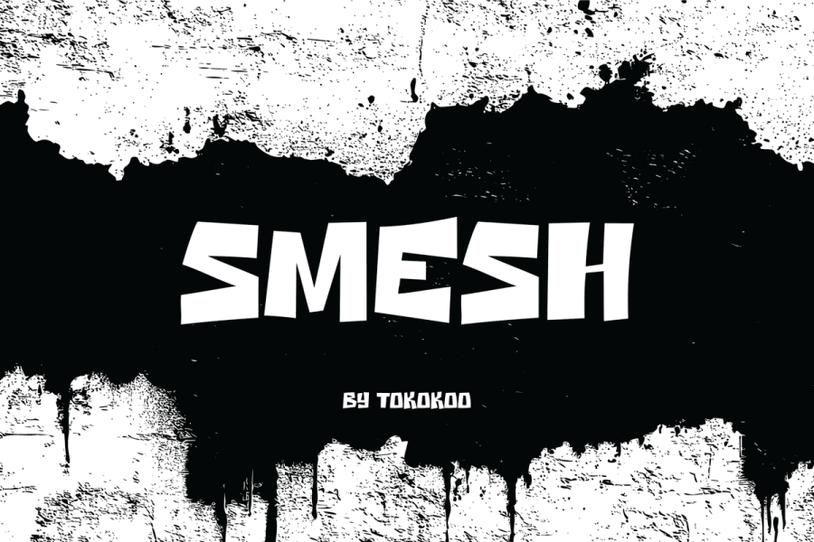 SMESH Font · 1001 Fonts