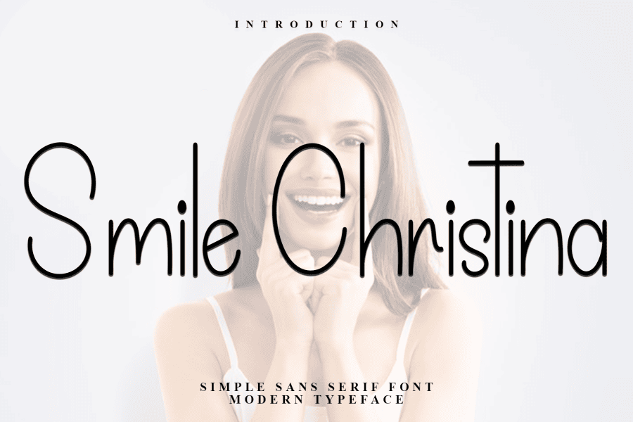 Smile Christina Font · 1001 Fonts