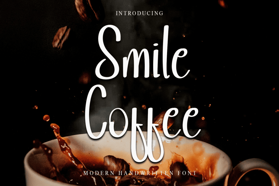 Smile Coffee Font · 1001 Fonts