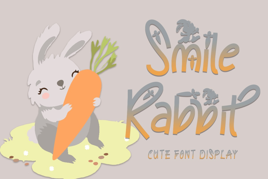 Smile Rabbit Font · 1001 Fonts