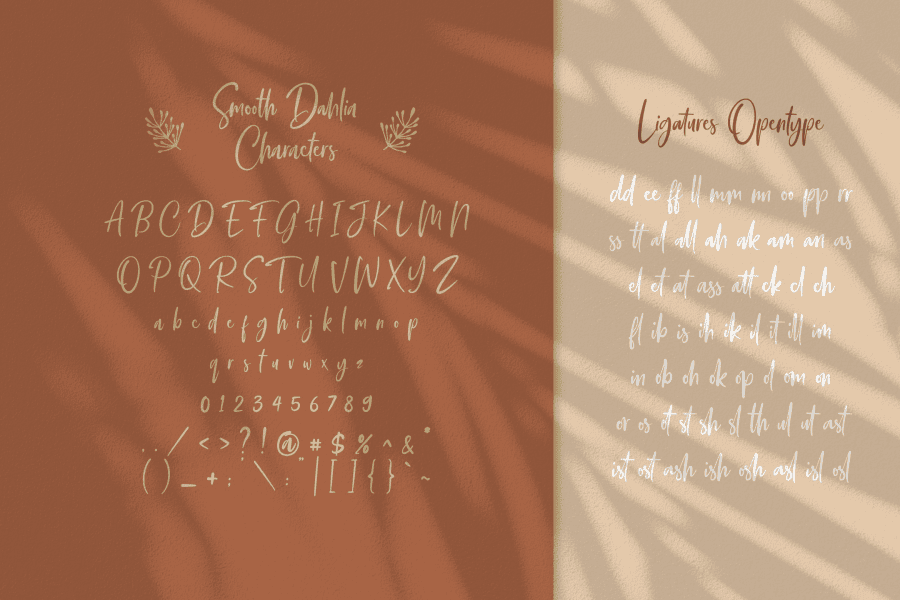 Smooth Dahlia Font · 1001 Fonts