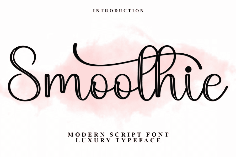 Smoothie Font · 1001 Fonts