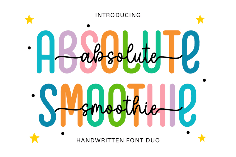 9 Free Smoothie Fonts · 1001 Fonts