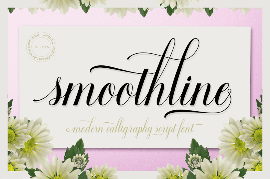 Smoothline Script Font · 1001 Fonts
