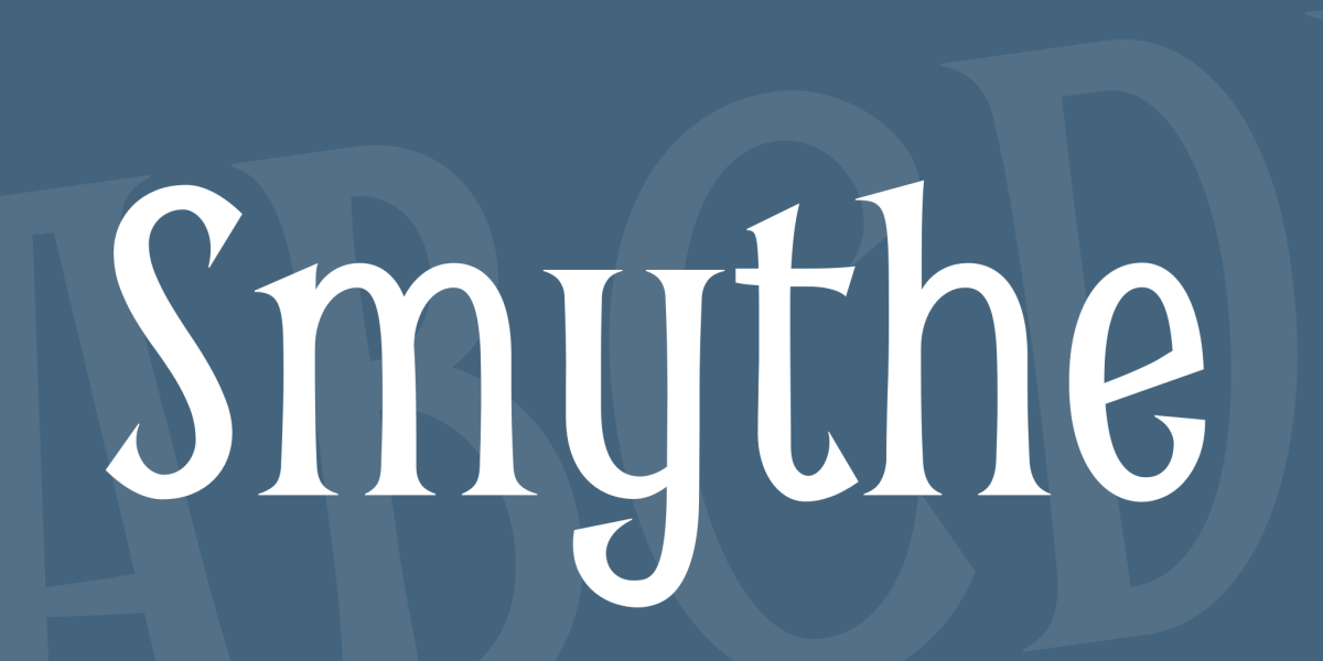 Smythe Font · 1001 Fonts