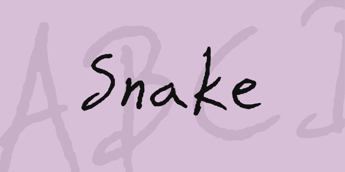 Snake Font · 1001 Fonts
