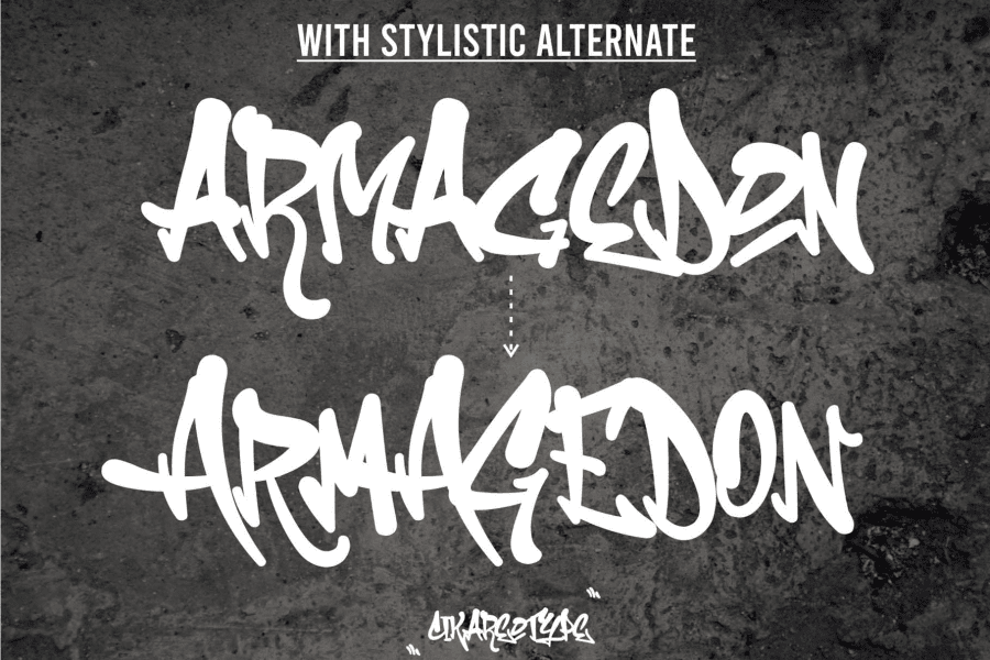 Snakehead Graffiti Font · 1001 Fonts