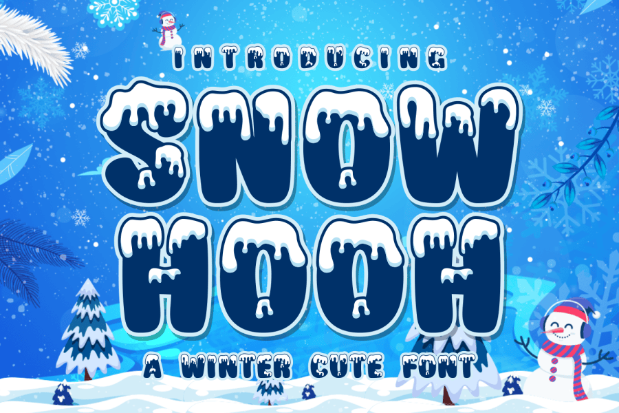 Snow Hooh Font · 1001 Fonts