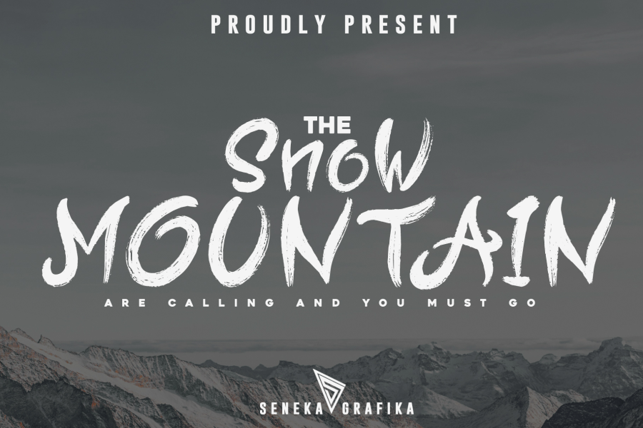 Snow Mountain Font · 1001 Fonts