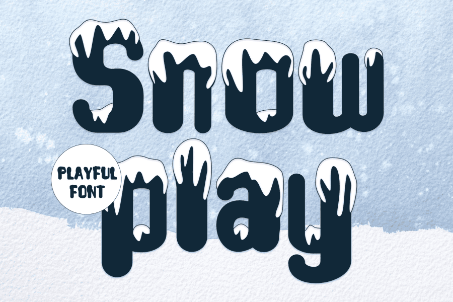 Snow Play - Personal use Font · 1001 Fonts