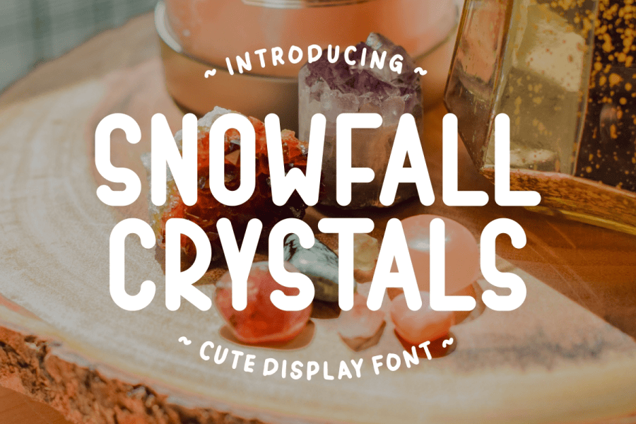 Snowfall Crystals Font · 1001 Fonts