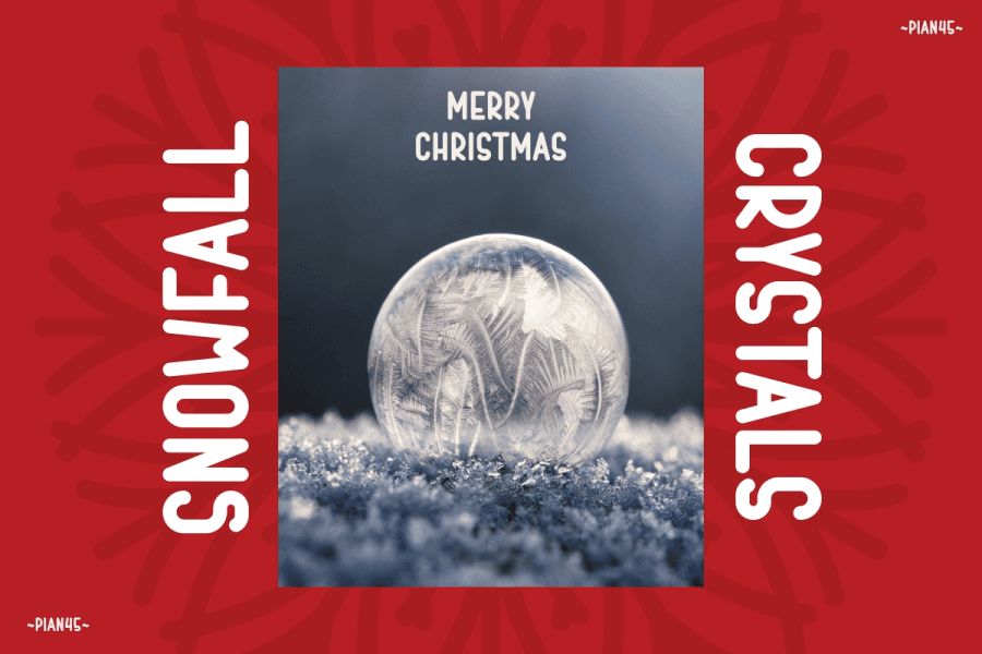 Snowfall Crystals Font · 1001 Fonts