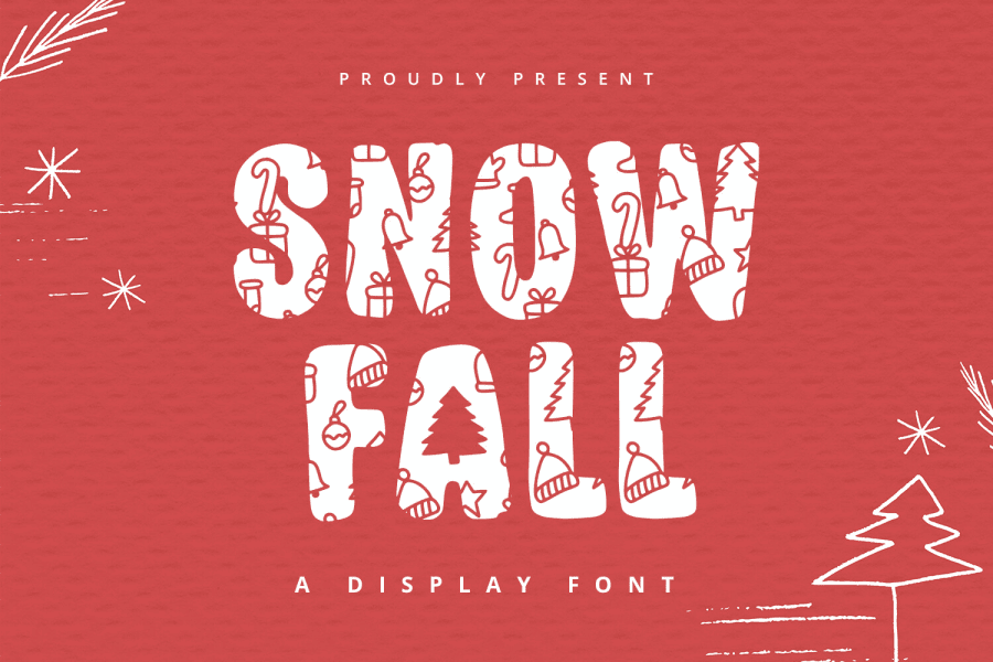 Snowfall Font · 1001 Fonts