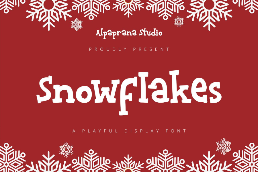 1 Free Clean, Snowflake Font · 1001 Fonts