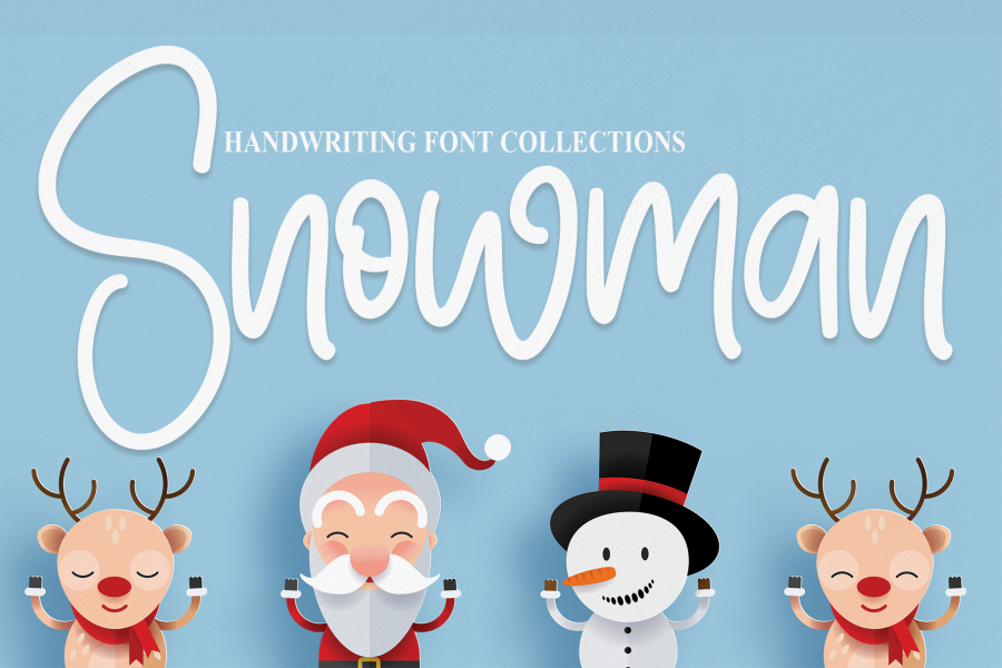 Snowman Font · 1001 Fonts