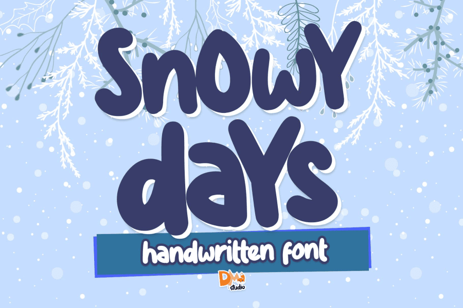 Snowy Days Font · 1001 Fonts