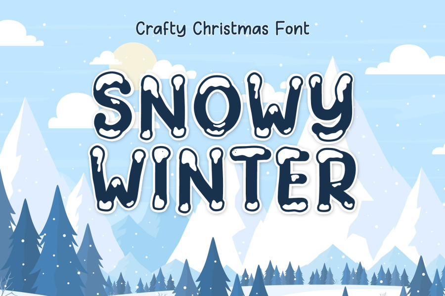 12 Free Snow, Decorative, Crafting Fonts · 1001 Fonts