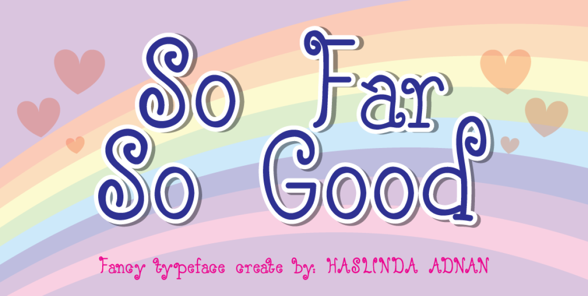So Far So Good Font · 1001 Fonts