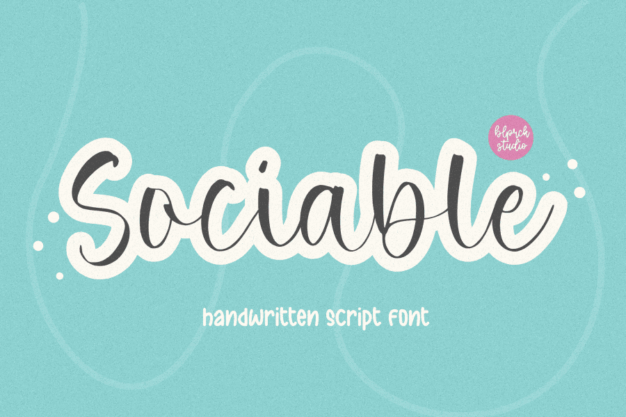 Sociable Font · 1001 Fonts