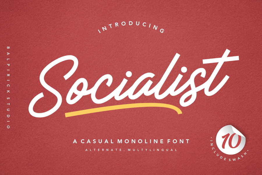 Socialist Font · 1001 Fonts