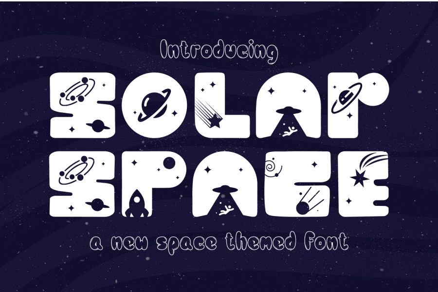 SOLAR SPACE DEMO Font · 1001 Fonts