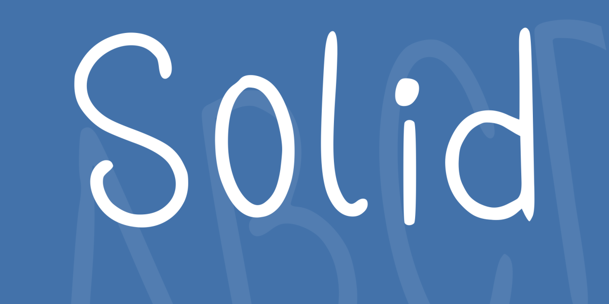 Solid Font · 1001 Fonts