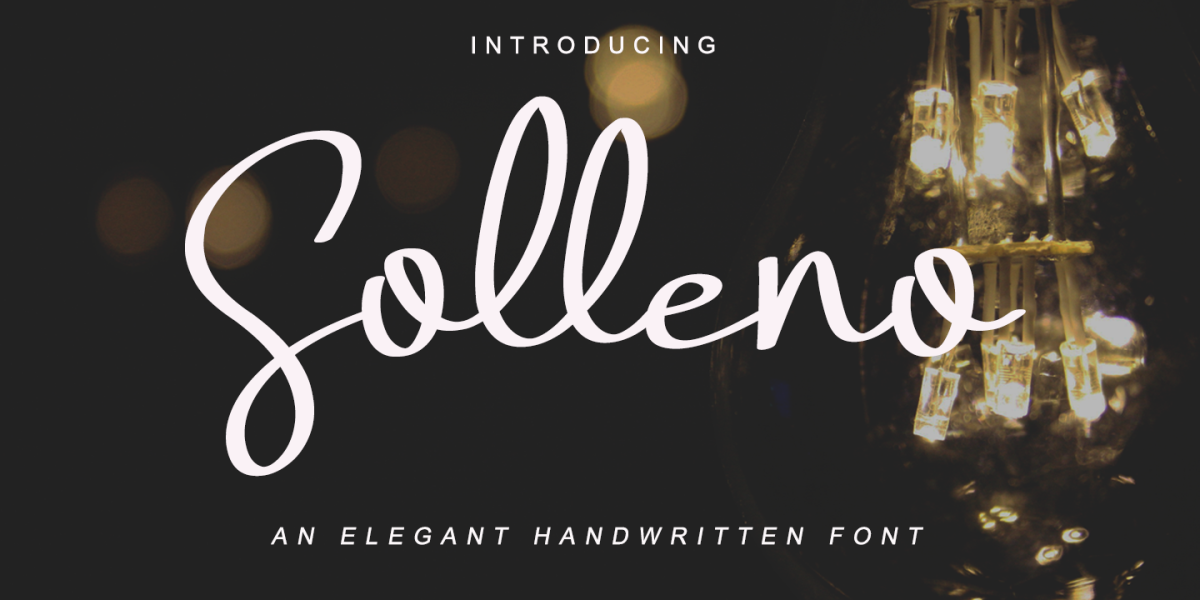 Solleno Font · 1001 Fonts