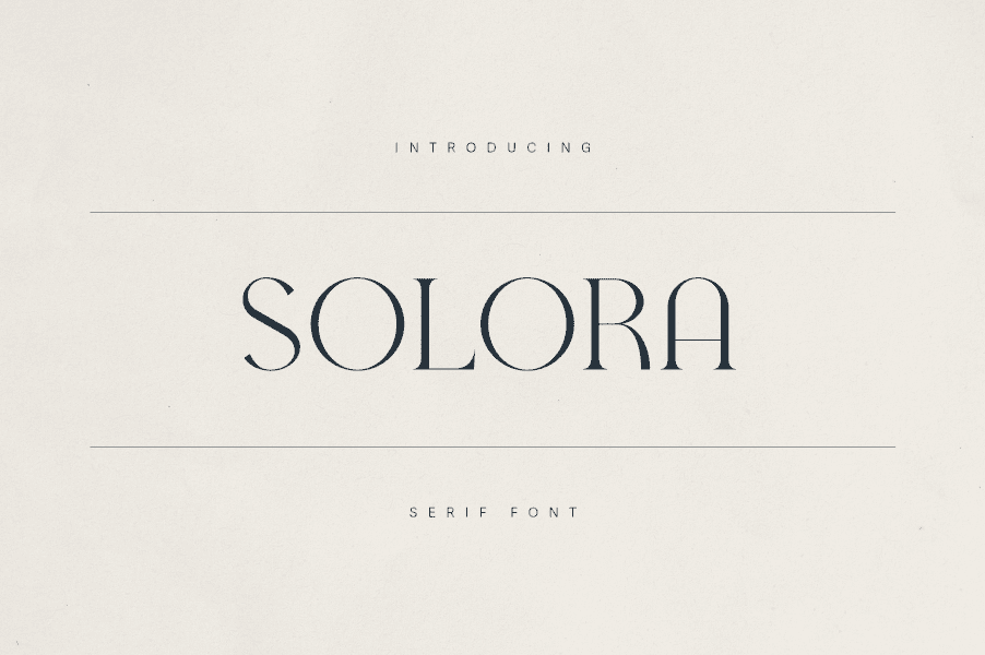 Solora Demo Font · 1001 Fonts