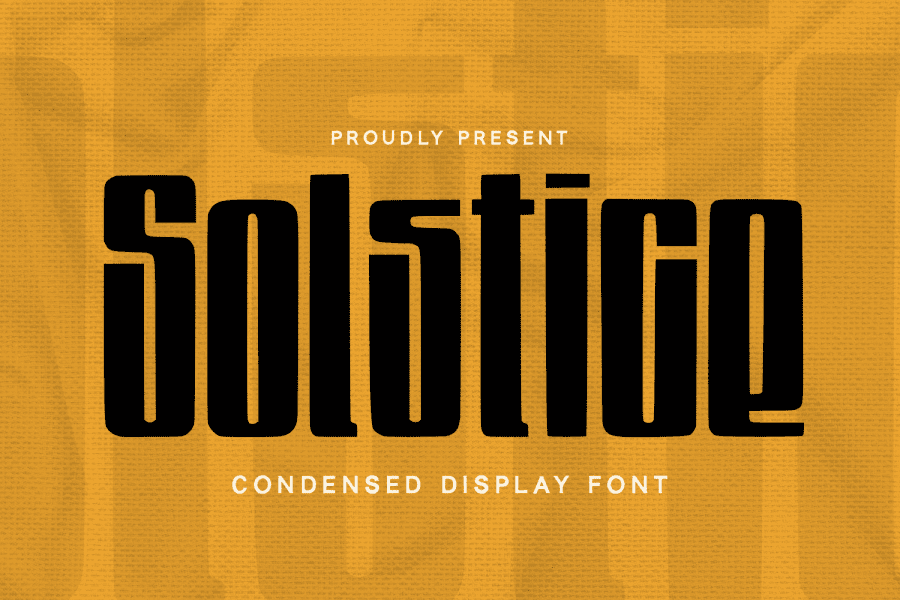 Solstice Font · 1001 Fonts